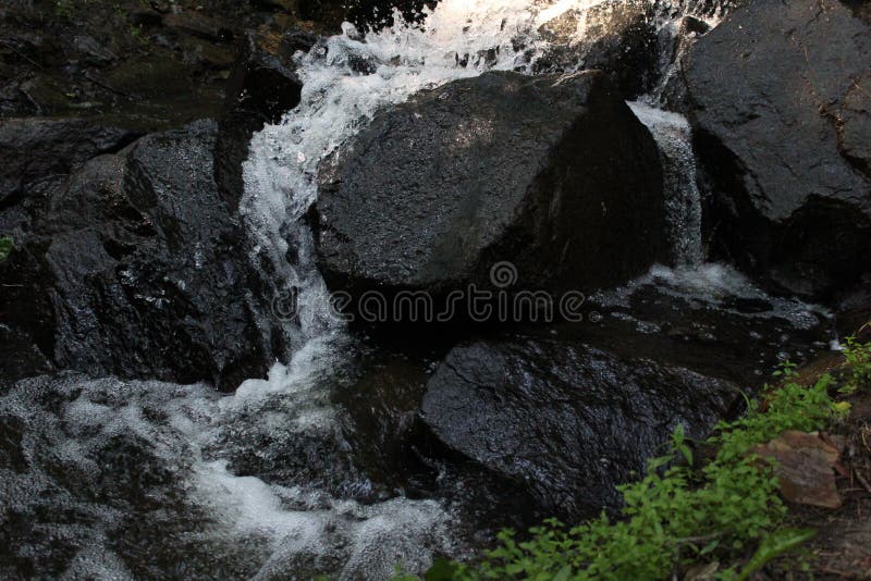 A Small White-soft Waterfall Covering Sharp Structure of Huge Dark ...