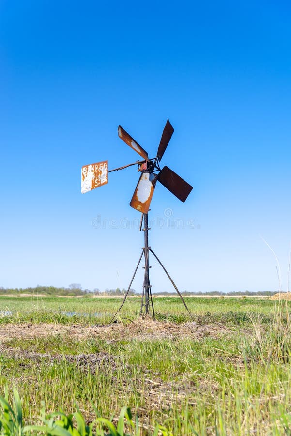 Small wind mill stock image. Image of national, netherlands - 259452109