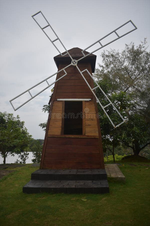Small Windmill House Lampung Stock Image - Image of tree, home: 358021975