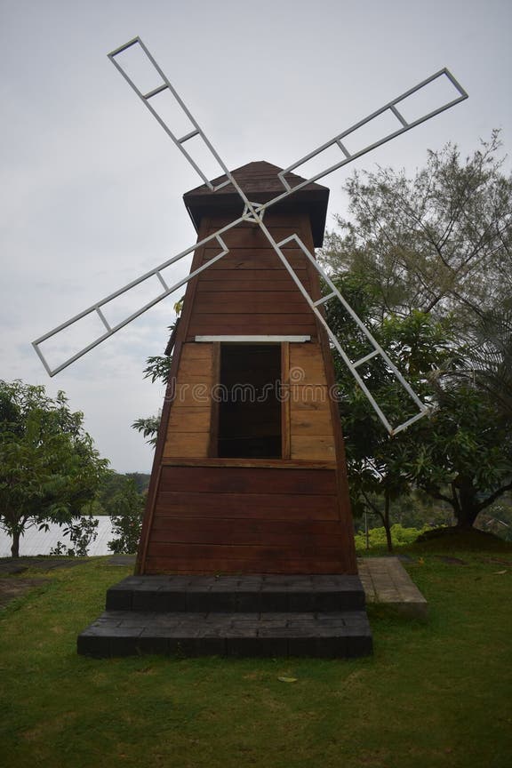 Small Windmill House Lampung Stock Image - Image of tree, home: 358021975
