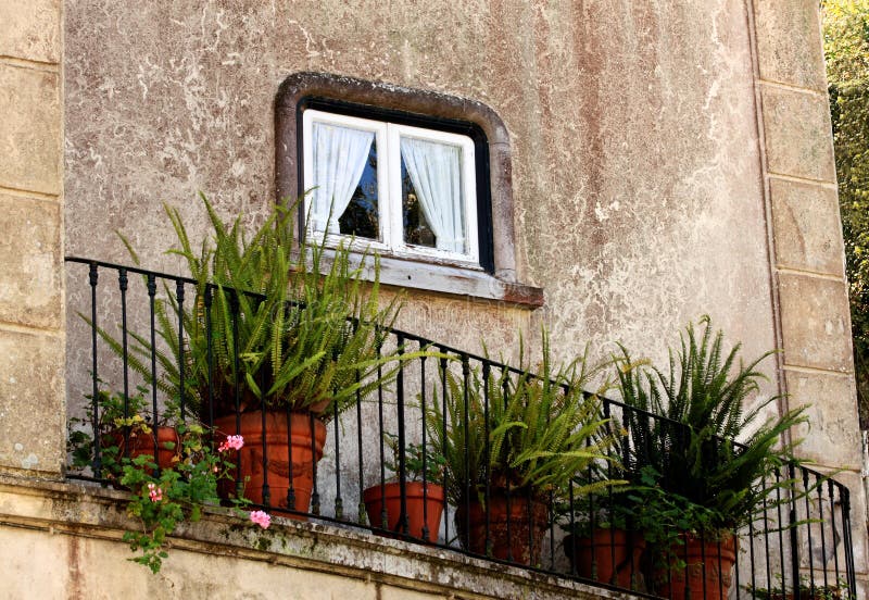 Small window and balcony stock photo. Image of decor - 22163966