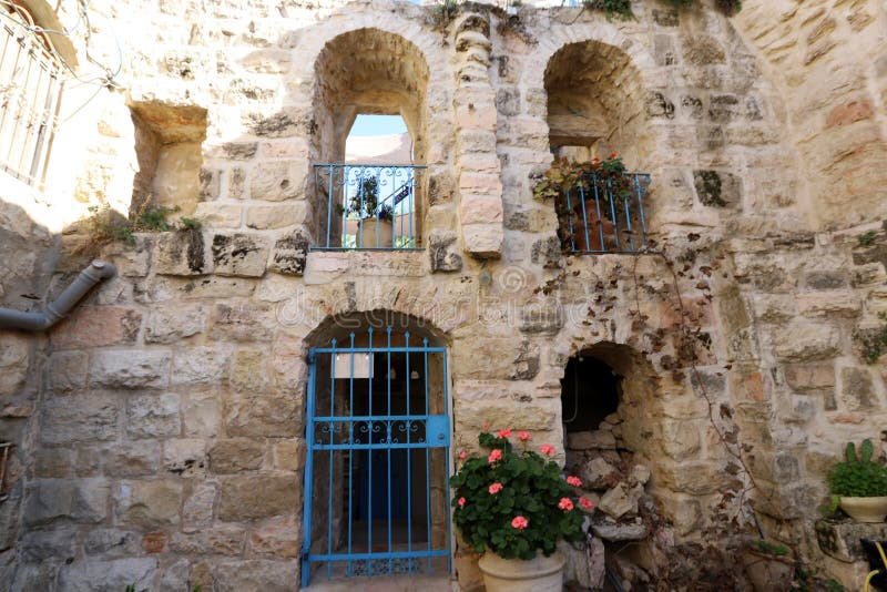 Small Window in a Big City in Israel Stock Photo - Image of glass ...