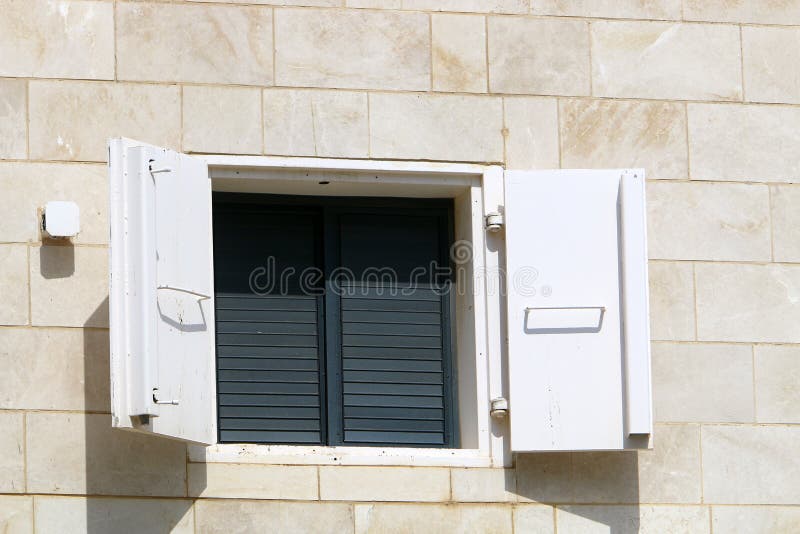 Small Window in a Big City in Israel Stock Image - Image of tourism ...
