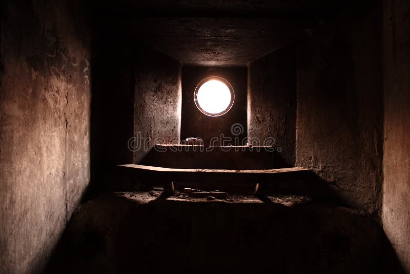 Small window in the bunker stock image. Image of combat - 4887283