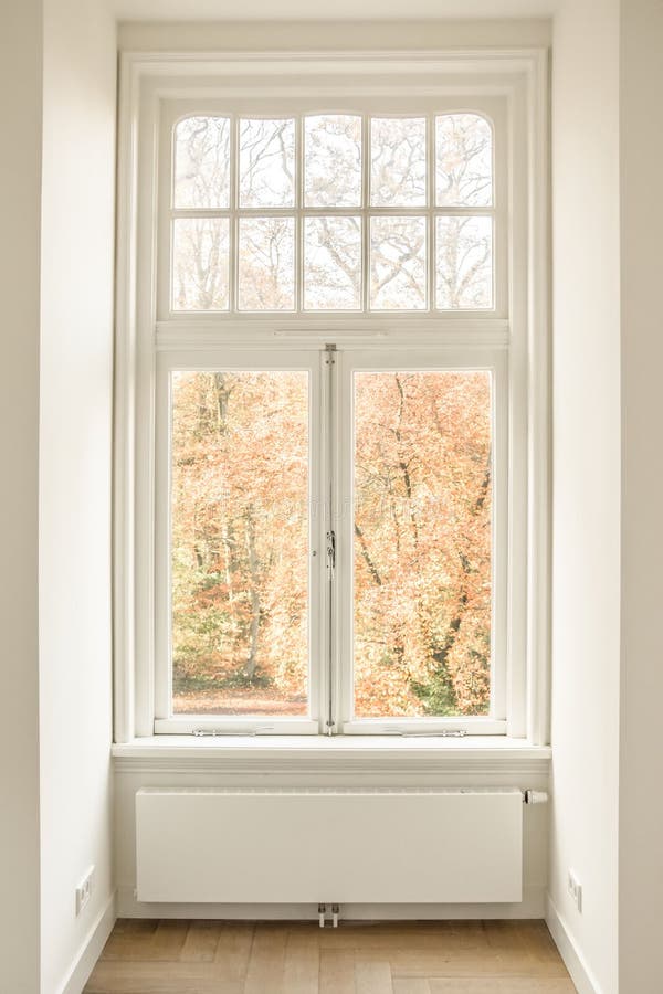 View from the Window of a Cozy House Stock Image - Image of parquet ...