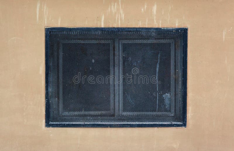 Small Window with Metal Cover Stock Image - Image of dirty, model: 84337333