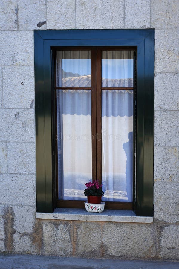 Small window stock photo. Image of home, spain, close - 76556510