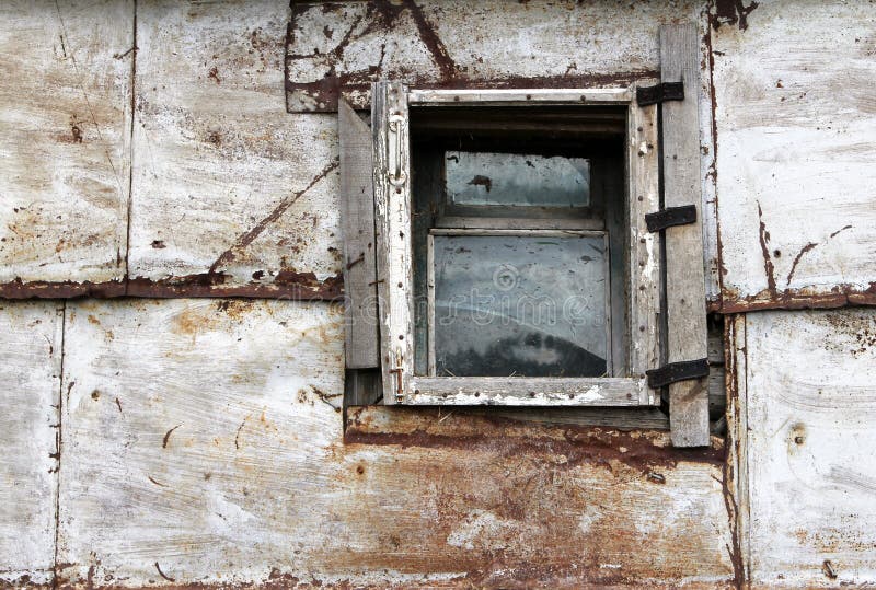 Small Window of Old Rusty Barn Stock Image - Image of home, country ...