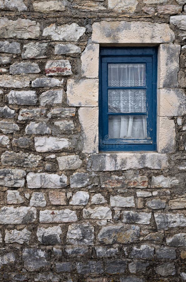 Small Window on a Stone Wall Stock Photo - Image of window, visit: 31351768