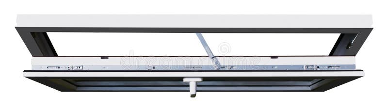 Small Window Transom Made of Plastic Stock Image - Image of residential ...