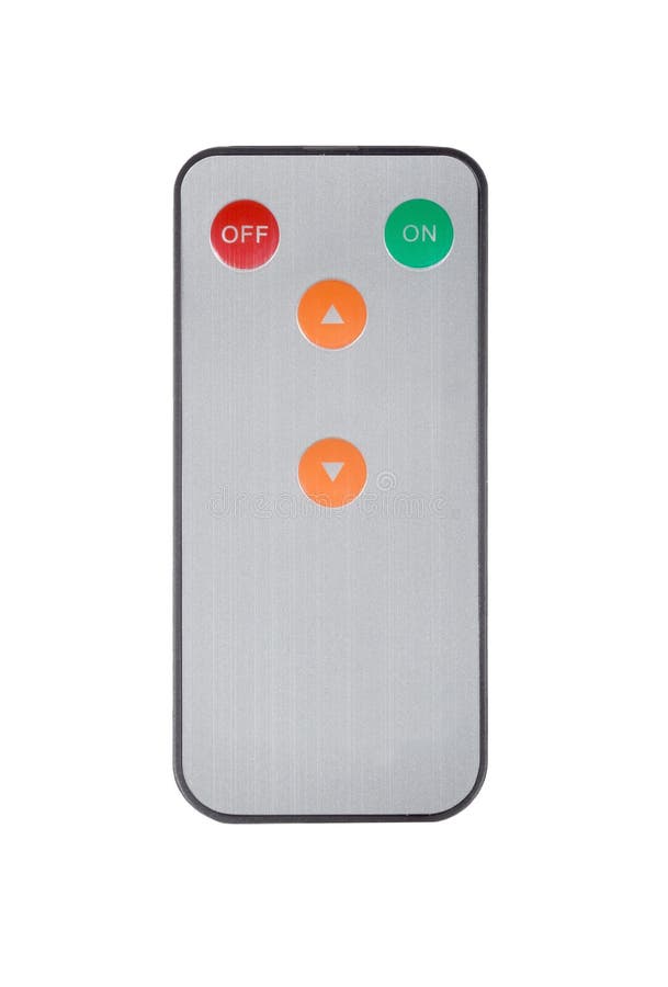 Small Wireless Remote Control on White Background Stock Image - Image ...
