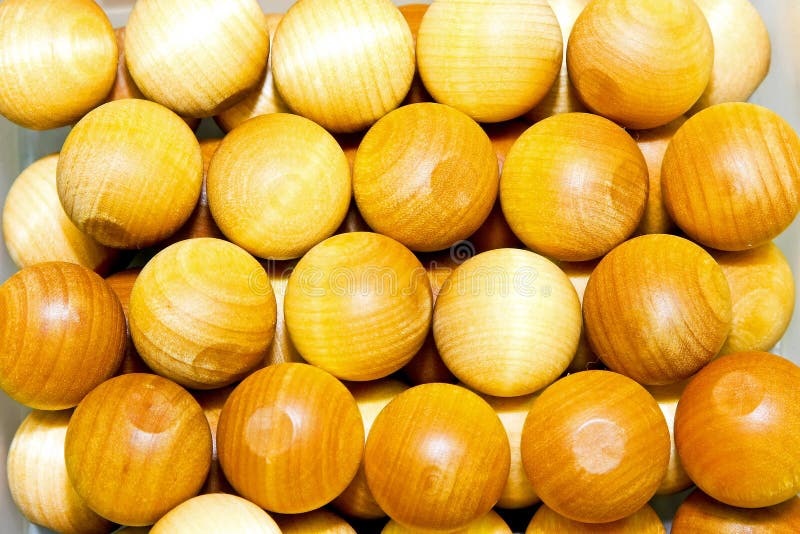 Small wooden balls stock photo. Image of ball, spherical - 12123964