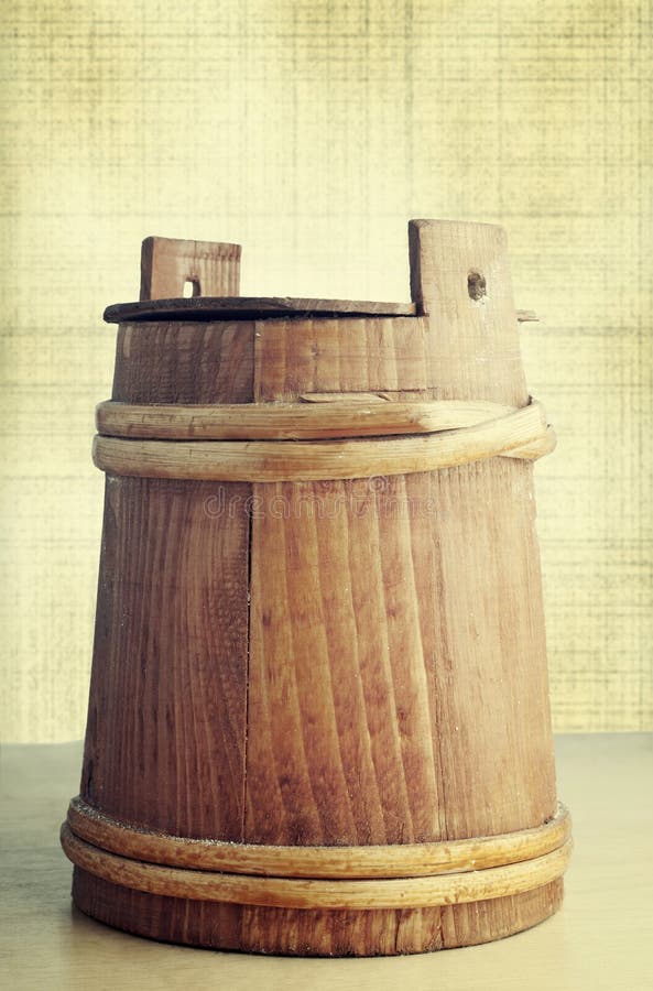 Small wooden barrel stock photo. Image of homemade, decoration - 24520578