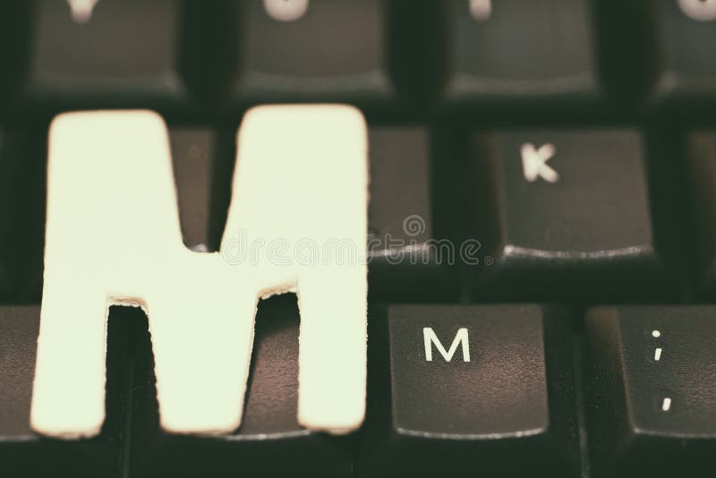 Letter M Keyboard Ring Stock Photos - Free & Royalty-Free Stock Photos ...