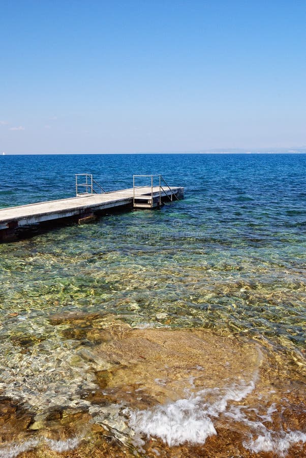 Small wooden pier stock image. Image of nature, scene - 37395089