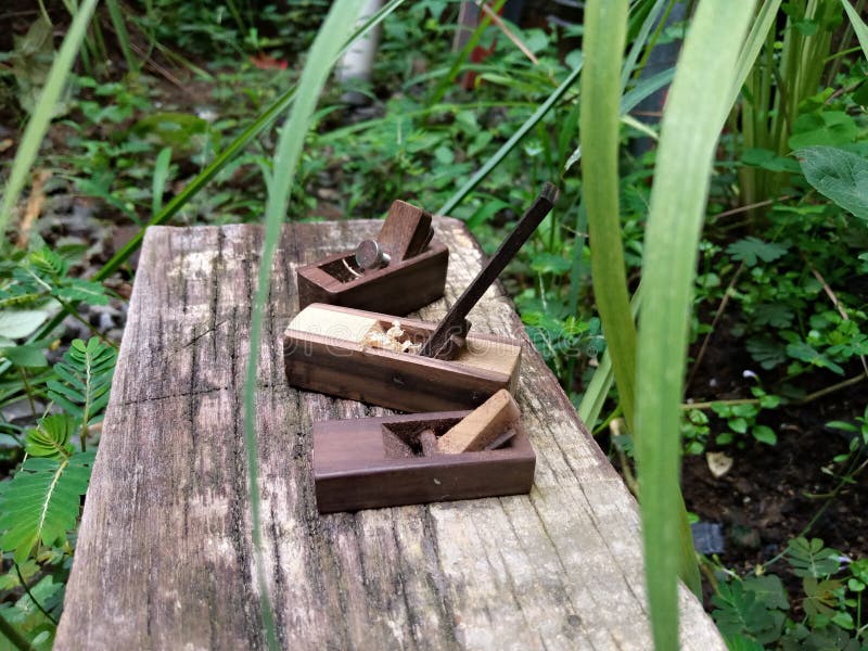 3 Small Wooden Planers I Made, Help Me Make Crafts Stock Image - Image ...