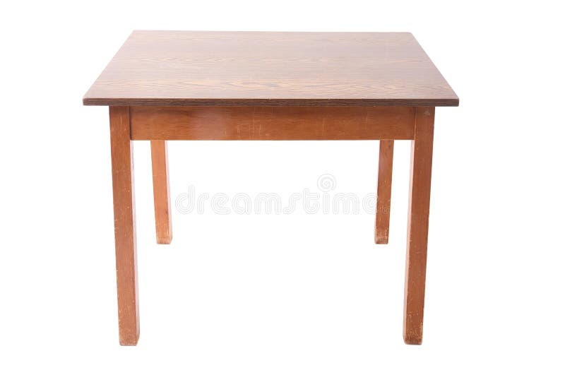 Small Wooden Tabble stock photo. Image of white, small - 107836612