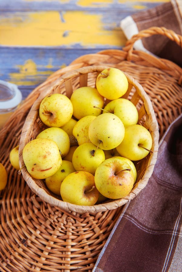 Small yellow apples stock image. Image of small, healthy - 130622639