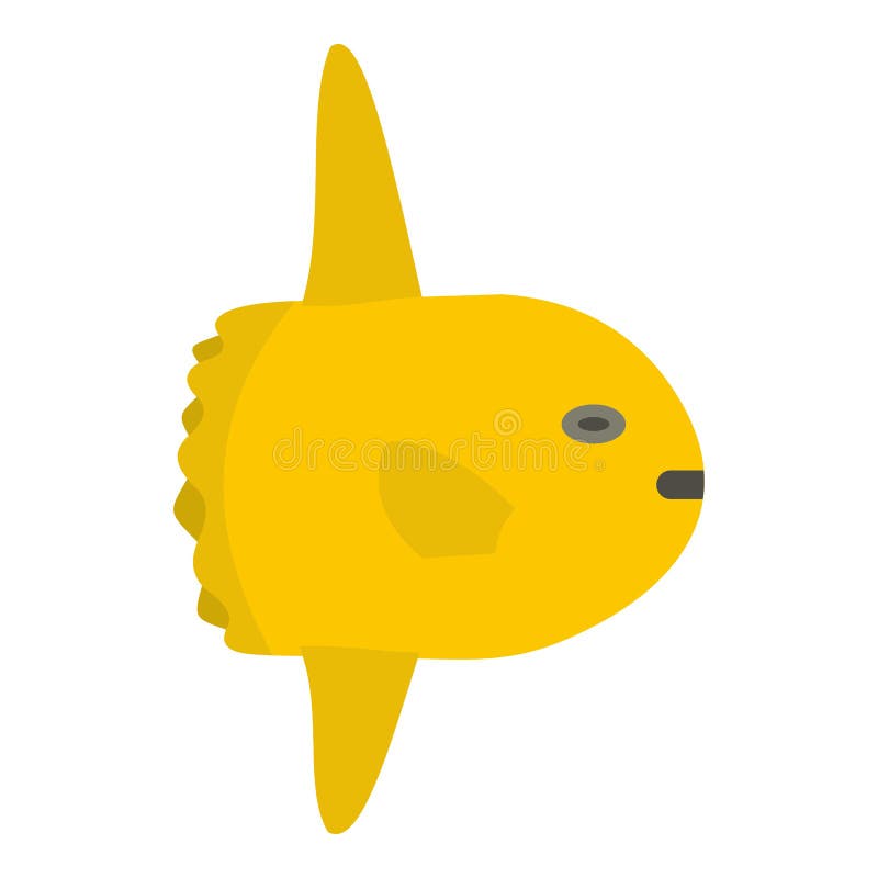 Yellow Fish Icon, Cartoon Style Stock Vector - Illustration of coral ...