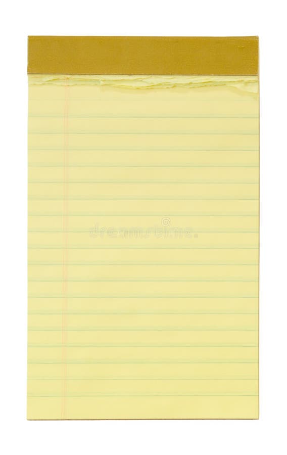 Yellow Lined Legal Pad stock photo. Image of writers, school - 2692958