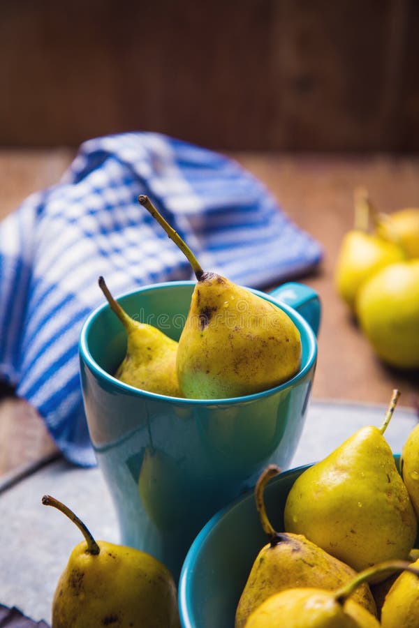Small yellow pears stock image. Image of organic, health - 79295561