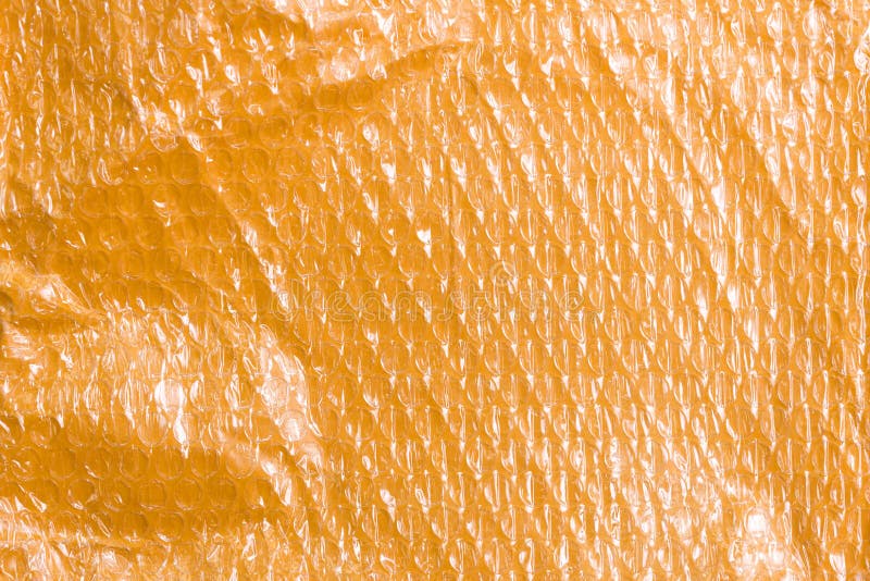 Small Yellow Post Packet Packaging Texture. Plastic Bubble Wrap ...