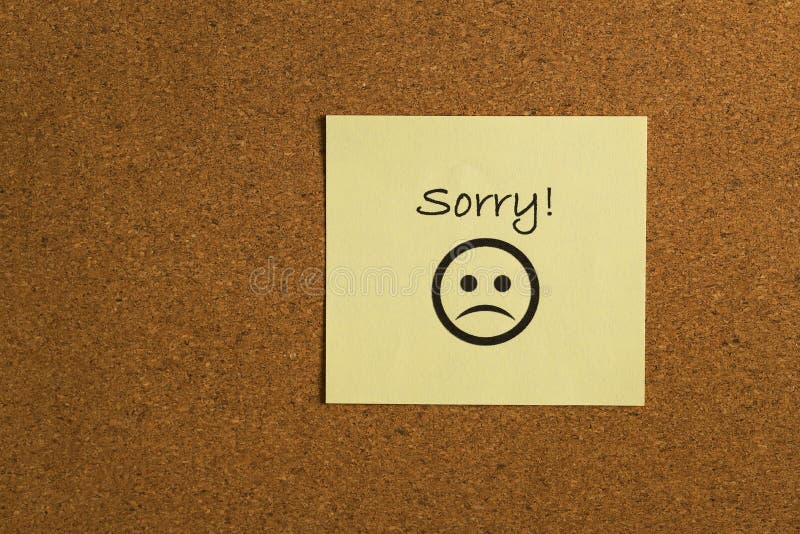 Small Yellow Sticky Note on Office Noticeboard Stock Image - Image of ...