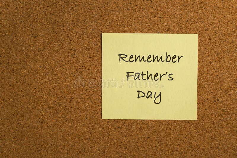 Small Yellow Sticky Note on Office Noticeboard Stock Photo - Image of ...