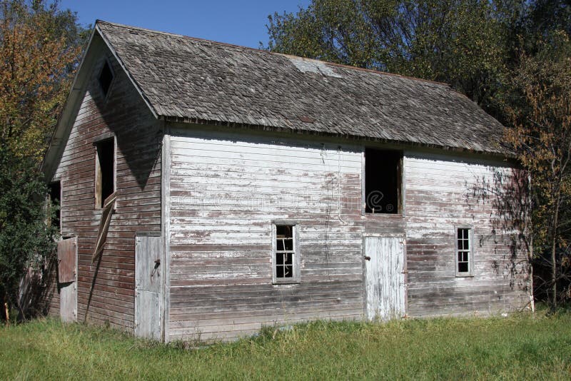 Smaller Barn Used Mostly for Storage Stock Photo - Image of beams, door ...