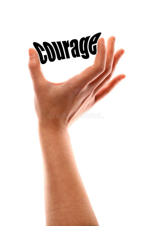 Smaller courage concept stock image. Image of fearless - 67589939