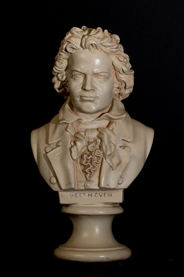 Ludwig Van Beethoven Low Key Stock Photo - Image of famous, composer ...