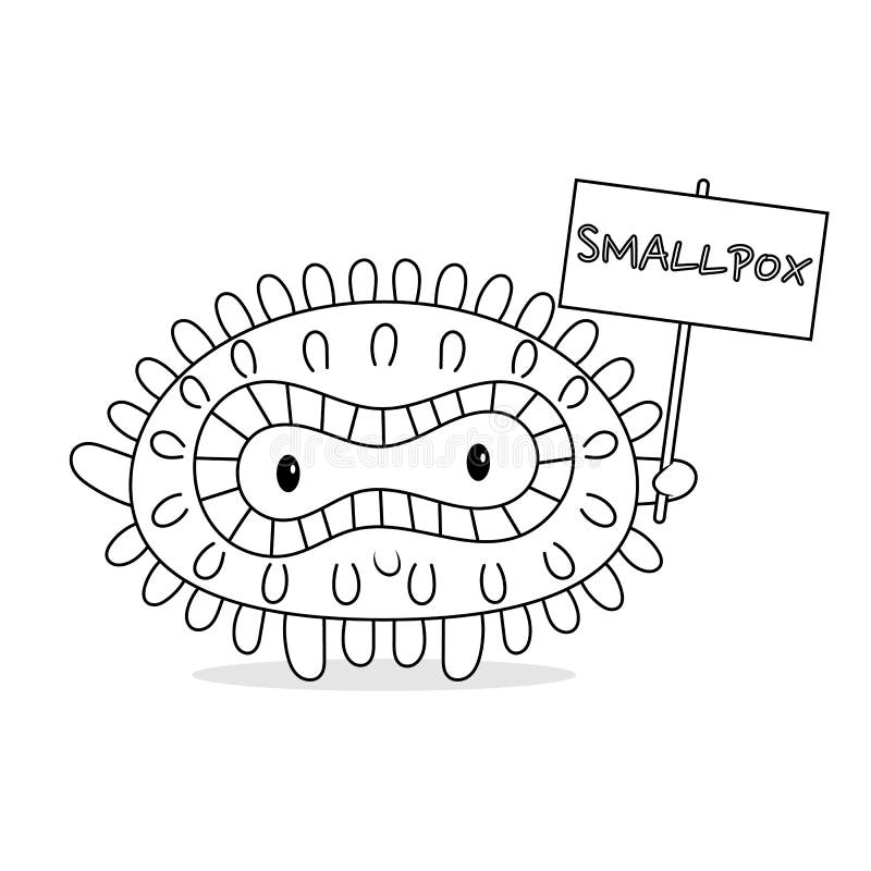 Black smallpox stock illustration. Illustration of illness - 15386032