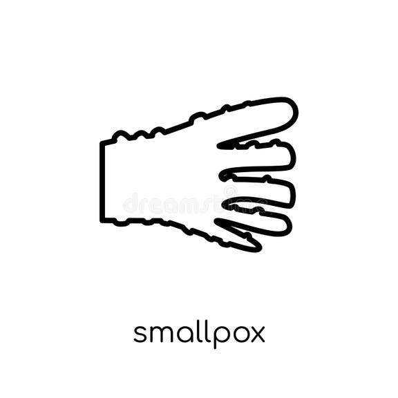 Smallpox Icon. Trendy Modern Flat Linear Vector Smallpox Icon on Stock ...