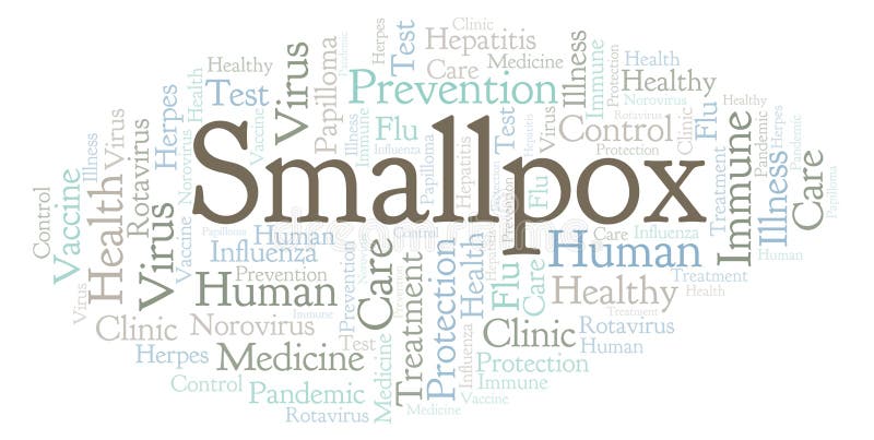 Smallpox Word Cloud, Made with Text only. Stock Illustration ...