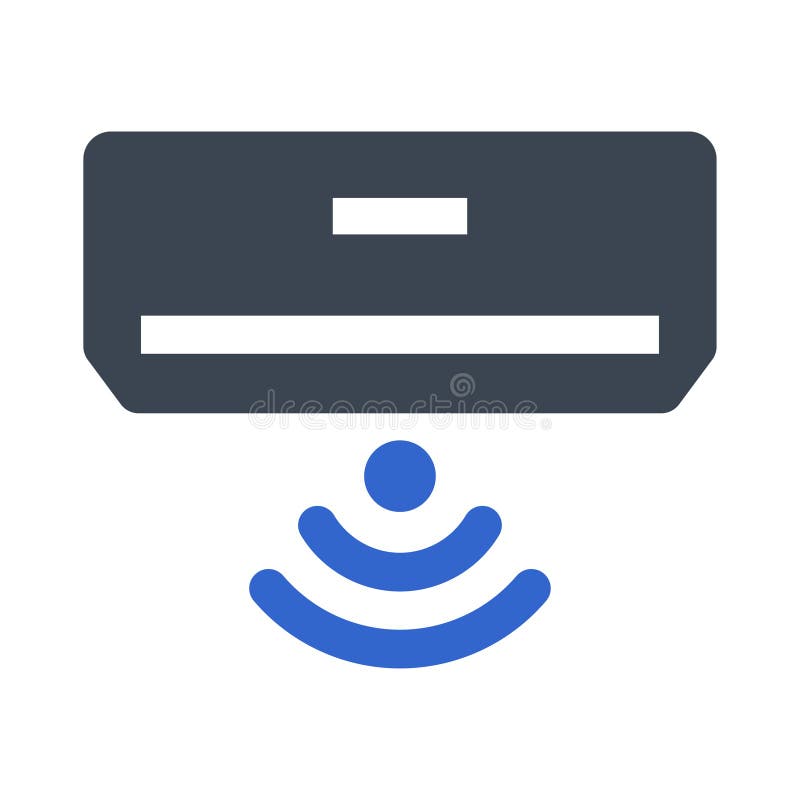 Smart Ac icon stock vector. Illustration of signal, automation - 277374065