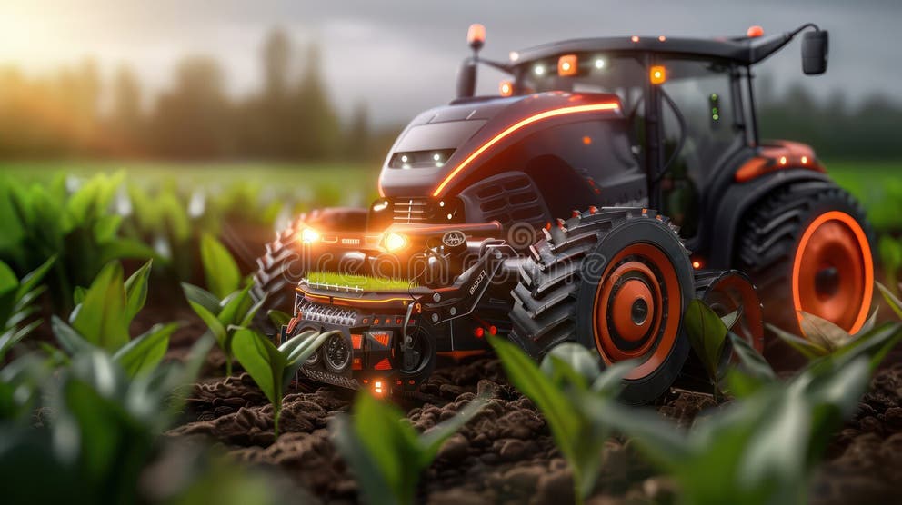 Smart Agriculture with Autonomous Machinery and High Tech Farming ...