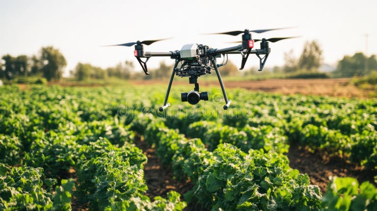 Smart Agriculture System Using AI-driven Sensors and Drones for Precision Farming Stock ...