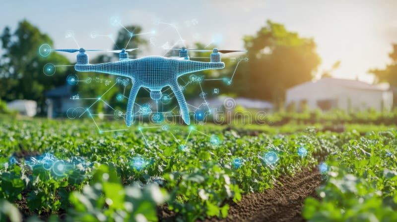 Smart Agriculture System Using AI-driven Sensors and Drones for Precision Farming Stock ...
