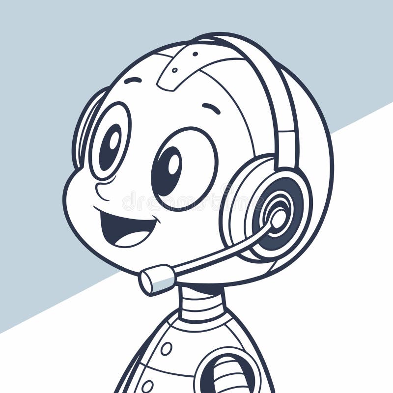 Smart AI Assistant Icon . Your Friendly Digital Chatbot Stock Vector ...