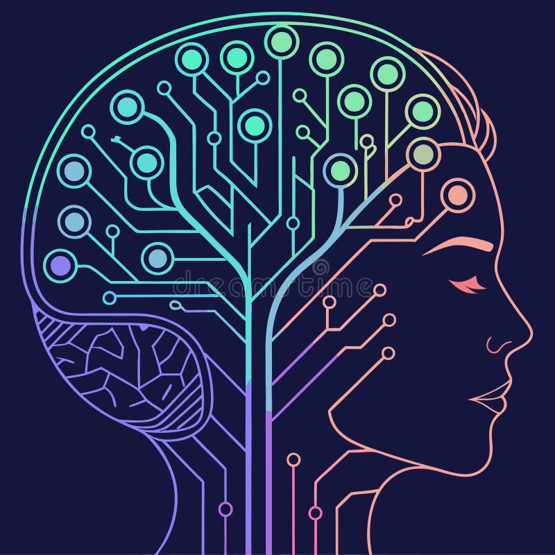 Smart AI Assistant Icon . Your Friendly Digital Chatbot Stock Vector ...