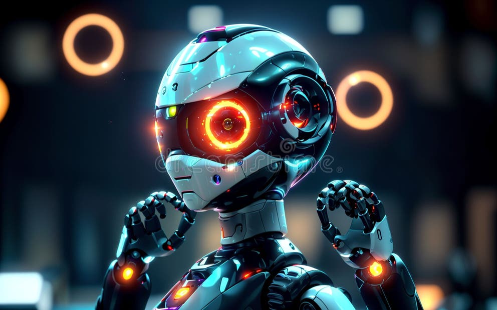 Smart AI Integration Shaping the Future of Work and Society Stock Illustration - Illustration of ...