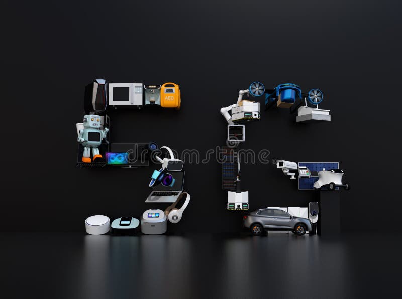 Smart Appliances, Drone, Autonomous Vehicle and Robot Arranged in `5G ... Smart Appliances, Drone, Autonomous Vehicle and Robot Arranged in `5G ...