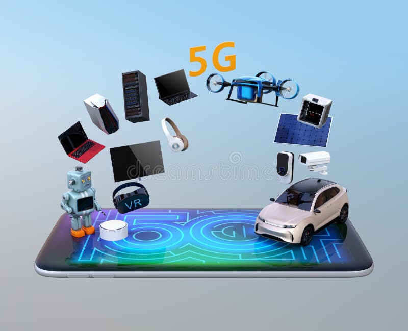 Smart Appliances, Drone, Autonomous Vehicle and Robot Arranged in `5G ... Smart Appliances, Drone, Autonomous Vehicle and Robot Arranged in `5G ...