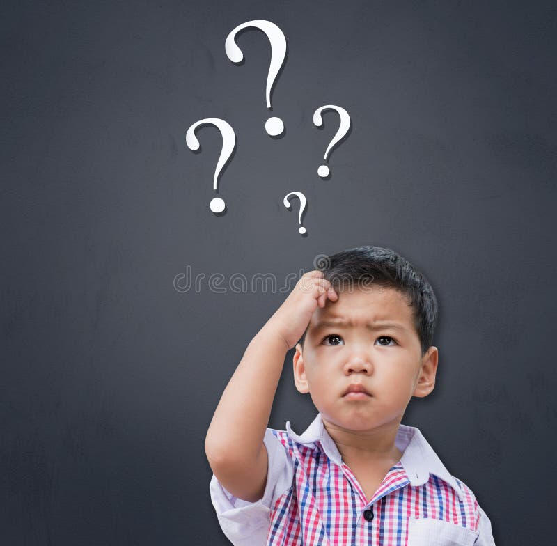 119 Child Thinking Question Mark Blackboard Photos - Free & Royalty ...