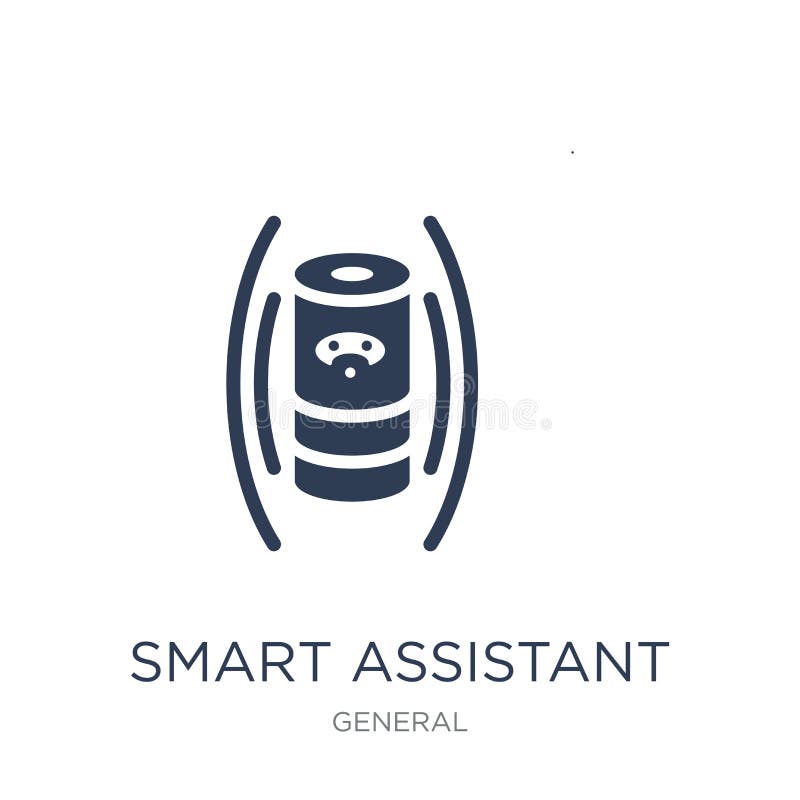 Smart Assistant Icon. Trendy Flat Vector Smart Assistant Icon on Stock ...