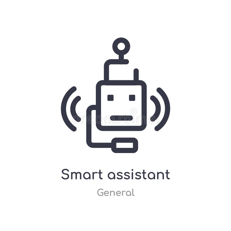 Smart Speaker Icon. Isolated Smart Speaker Icon Vector Illustration ...