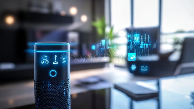 Smart Assistant Projects Interactive Language Lessons in Modern Home ...