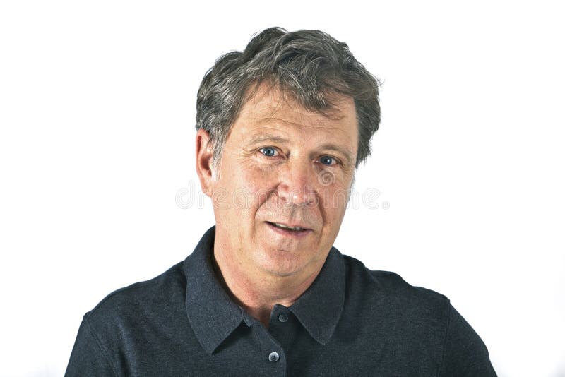 Smart Attractive Man in Studio Stock Photo - Image of serious, face ...