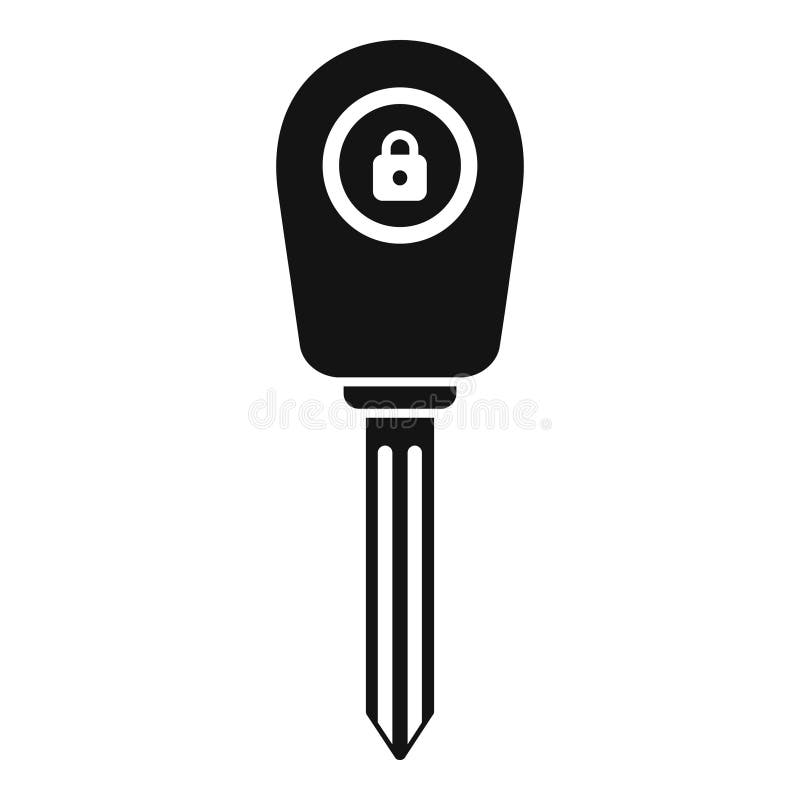 Smart Auto Key Icon Simple Vector. Control Security Stock Vector ...