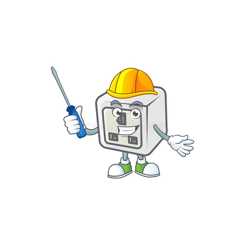 Smart Automotive USB Power Socket in Cartoon Character Style Stock ...